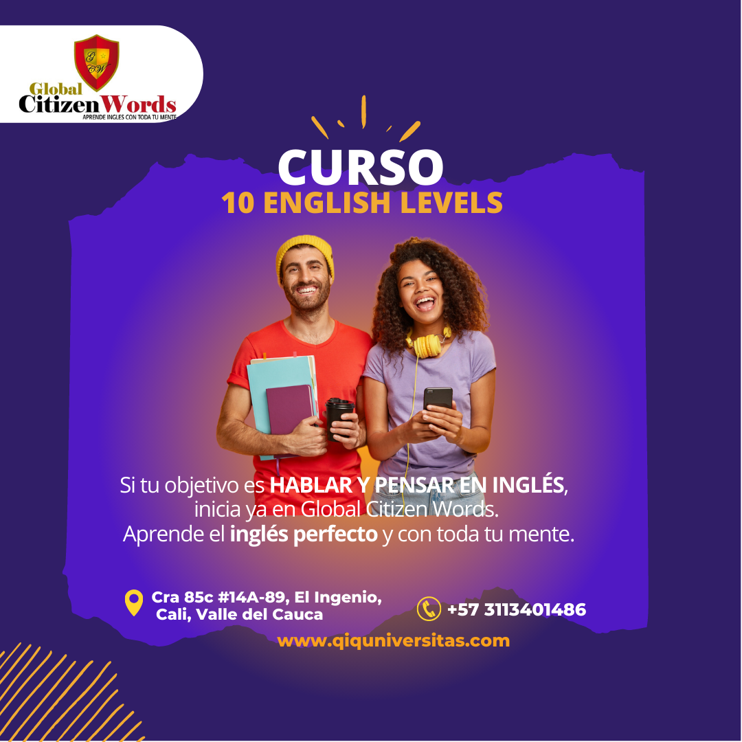 Curso de Inglés – 10 ENGLISH LEVELS – QIQ Universitas